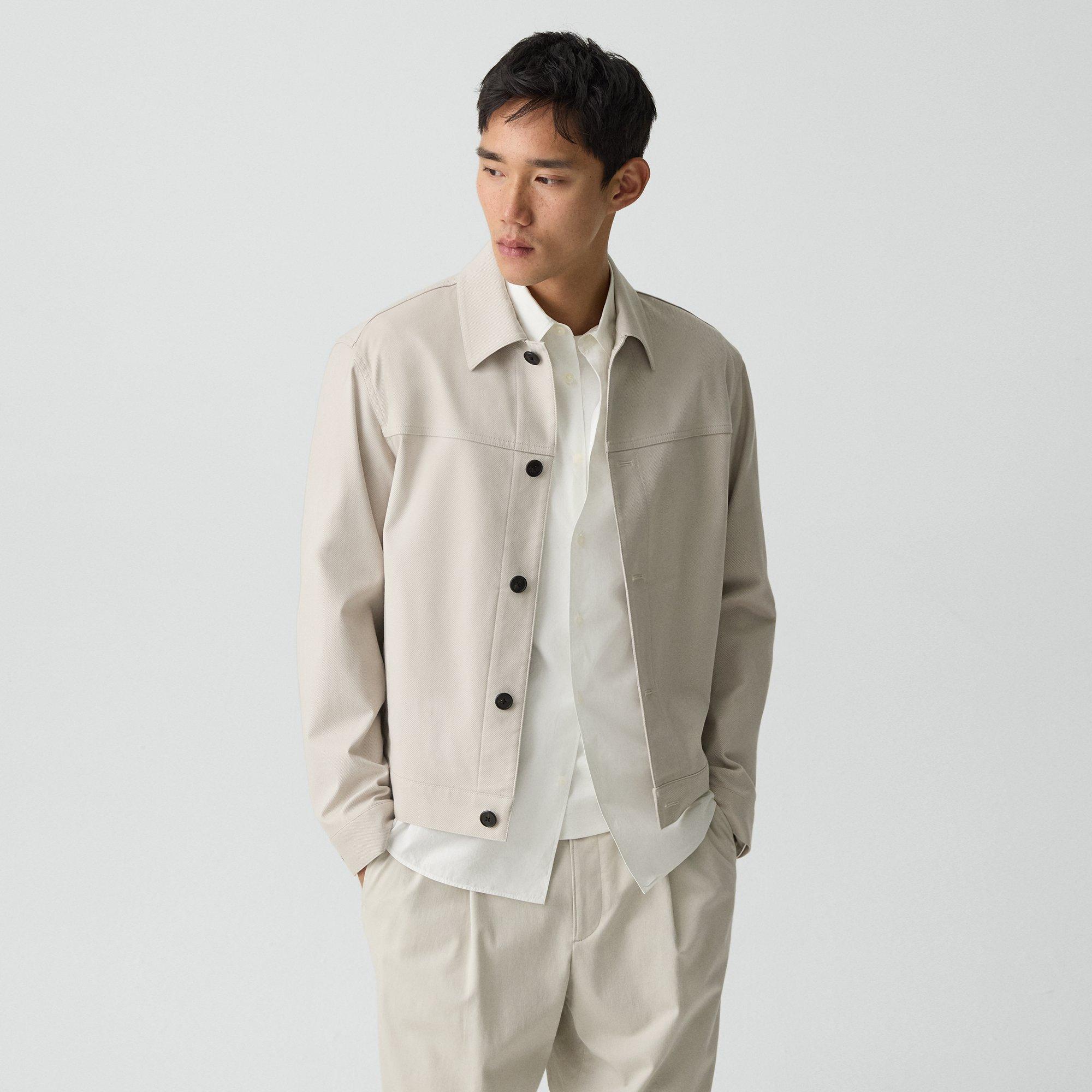 THEORY Button Jacket in Neoteric Twill